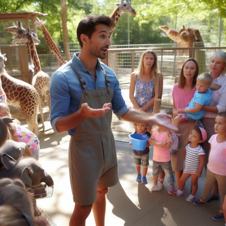 Mission du soigneur : Sensibiliser le public - Zoo Academia